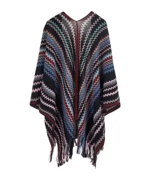 Missoni V-neck Long-sleeve Knit Wrap