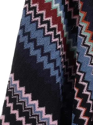Missoni V-neck Long-sleeve Knit Wrap