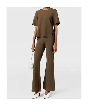 Stella McCartney Smc Embroidered Side-slit T-shirt