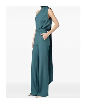 Giuseppe Di Morabito One-shoulder Draped Top With Crystal Embellishment - Green