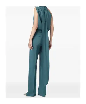 Giuseppe Di Morabito One-shoulder Draped Top With Crystal Embellishment - Green