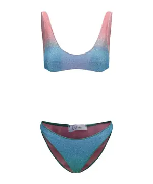 Oseree Two Piece Lurex Thread Swimsuit - Blue