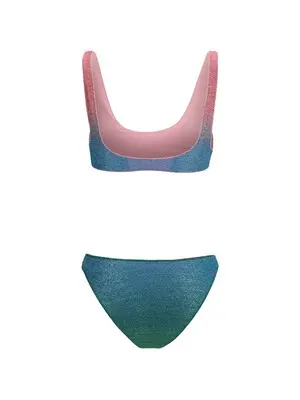 Oseree Two Piece Lurex Thread Swimsuit