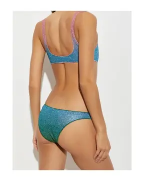 Oseree Two Piece Lurex Thread Swimsuit