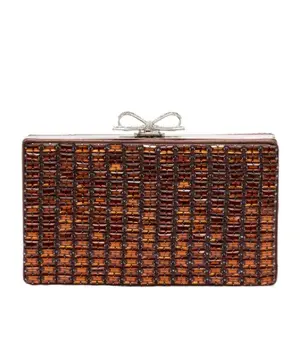 SELF-PORTRAIT Chainmail Clutch Bag