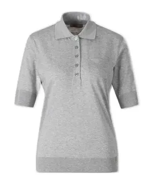 Herno Resort Short-sleeve Polo Shirt - Grey