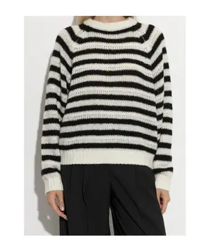 LISA YANG Reni Striped Knitted Sweater