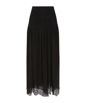 Zimmermann Valiant Lace-trim Maxi Skirt