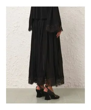 Zimmermann Valiant Lace-trim Maxi Skirt