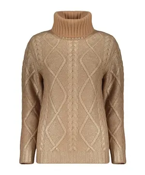 Herno Cable-knit Turtleneck Sweater