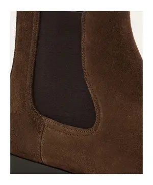 FERRAGAMO Suede Chelsea Boots