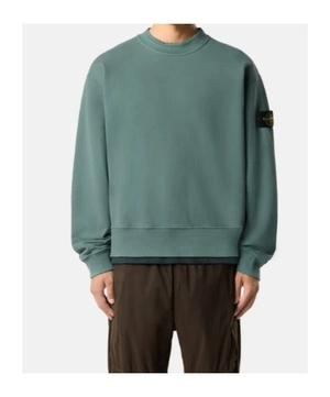Stone Island Logo Patch Long-sleeved Sweatshirt