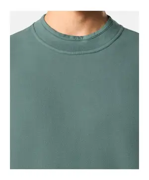 Stone Island Logo Patch Long-sleeved Sweatshirt