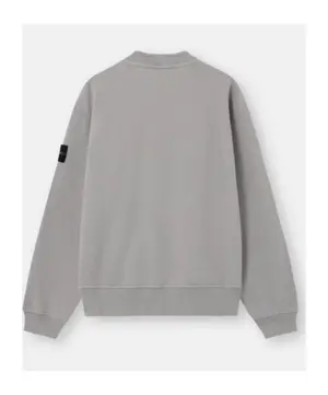 Stone Island Oversized-fit Crewneck Sweatshirt With Ribbed Trims