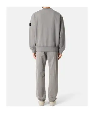 Stone Island Oversized-fit Crewneck Sweatshirt With Ribbed Trims
