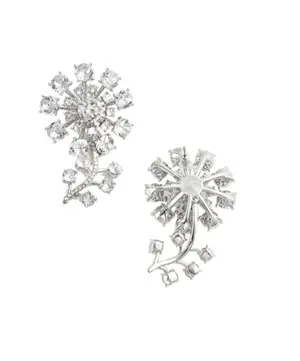 SELF-PORTRAIT Flower Crystal Earrings