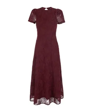 ROTATE BY BIRGER CHRISTENSEN Dollarina Floral Mesh Maxi Dress