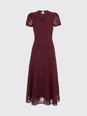 ROTATE BY BIRGER CHRISTENSEN Dollarina Floral Mesh Maxi Dress