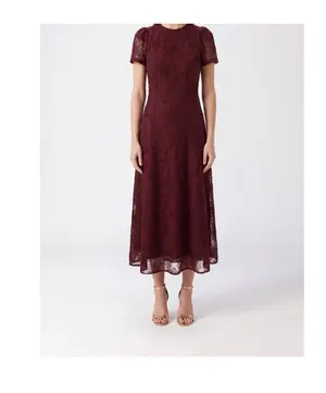ROTATE BY BIRGER CHRISTENSEN Dollarina Floral Mesh Maxi Dress