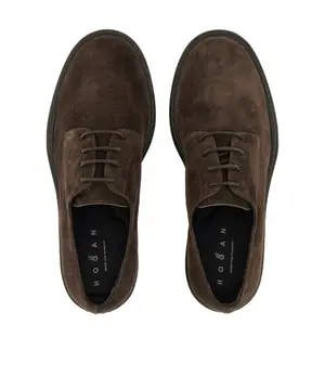 Hogan Suede Lace-up Derby Shoes