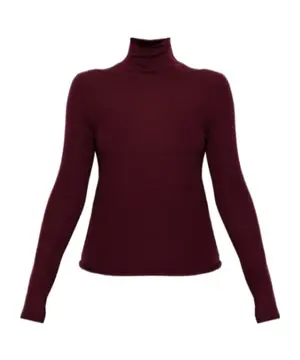 LISA YANG Lory Turtleneck Knitted Top
