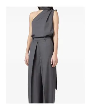 Giuseppe Di Morabito Draped One-shoulder Top - Grey