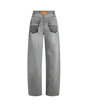 Alexander Wang Faded Wide-leg Jeans - Washed Ash