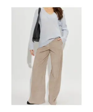 LISA YANG Leona V-neck Knitted Sweater