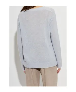 LISA YANG Leona V-neck Knitted Sweater