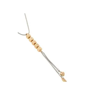 COACH Cube Necklace, Brass