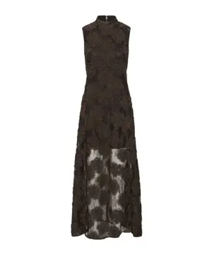 ROTATE BY BIRGER CHRISTENSEN Floral Embroidered Sleeveless Dress