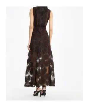 ROTATE BY BIRGER CHRISTENSEN Floral Embroidered Sleeveless Dress