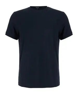 Giorgio Armani Crew-neck T-shirt - Dark Blue