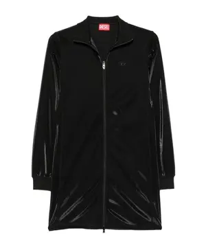 DIESEL® D-rosy Zip-up Mini Dress - Black