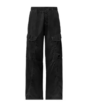C.P. COMPANY Lens-detail Cargo Pants - Black