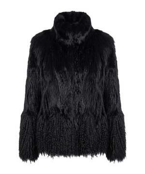 P.a.r.o.s.h Long-sleeved Fur High Neck