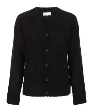 MAISON MARGIELA Button-up Knit Cardigan - Black