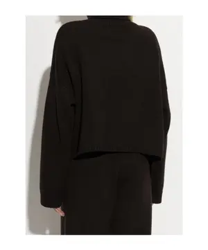 LISA YANG Zerlina Boxy Turtleneck Knitted Sweater