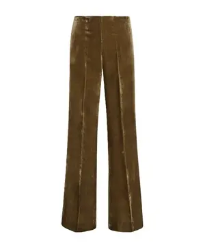 P.a.r.o.s.h Wide-leg Trousers With Crease Detail
