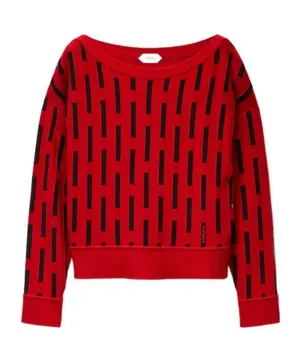Versace Logo-embroidered Wool Jumper - Hognse