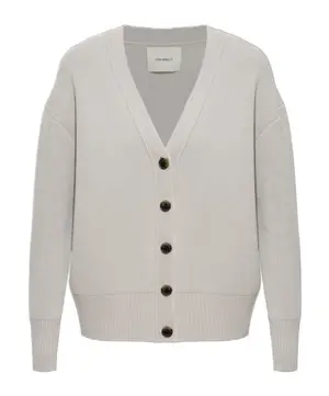 LISA YANG Amery V-neck Cardigan - Grey