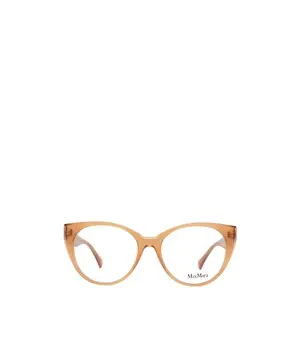 Max Mara Round Frame Eyeglasses - Nude
