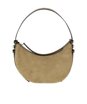 Tory Burch Romy Half-moon Shoulder Bag - Tan