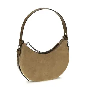 Tory Burch Romy Half-moon Shoulder Bag - Tan