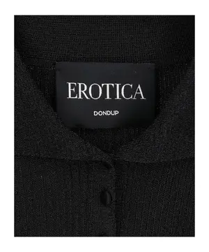 DONDUP Long-sleeved Ribbed Knit Top