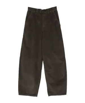 ALYSI Corduroy Barrel-leg Trousers