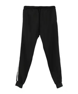 MAISON MARGIELA Side-stripe Drawstring-waist Track Pants - Black