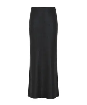 Elisabetta Franchi Textured Long Skirt