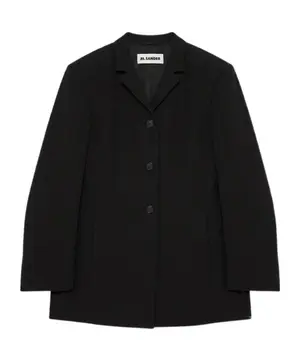 JIL SANDER Single-breasted Blazer With Patch Pockets