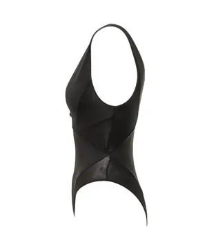 Versace V-neck Embellished One-piece Swimsuit